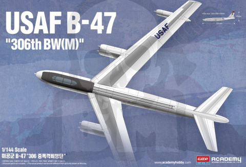 Battle-Models > Academy 12618 B-47 Stratojet USAF 1:144